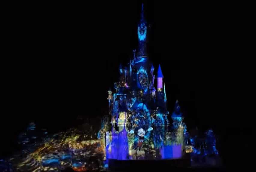 Opening scene Disney Illuminations for 25th Anniversary Disneyland ...