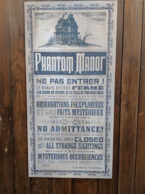 Themed Posters for Phantom Manor Refurbishment - Travel to the Magic
