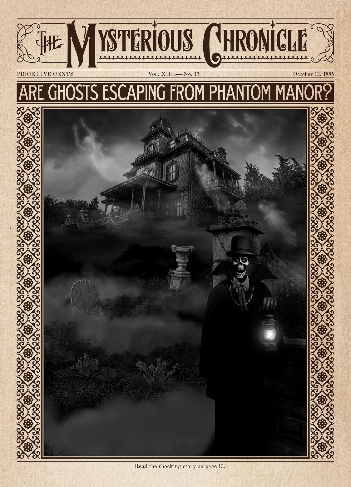 Phantom Manor Photo Location Captures Guests with Escaping Ghosts ...