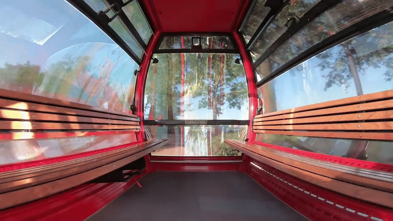 Inside look of the Disney Skyliner - Travel to the Magic