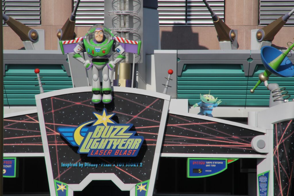Buzz Lightyear Laser Blast at Disneyland Paris received new entrance ...