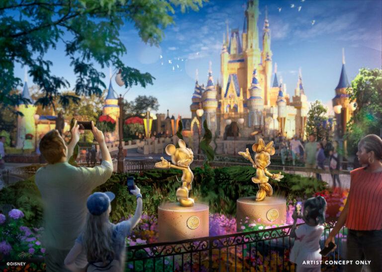 First ‘Disney Fab 50’ Sculpture Revealed for 50th Anniversary of Walt ...